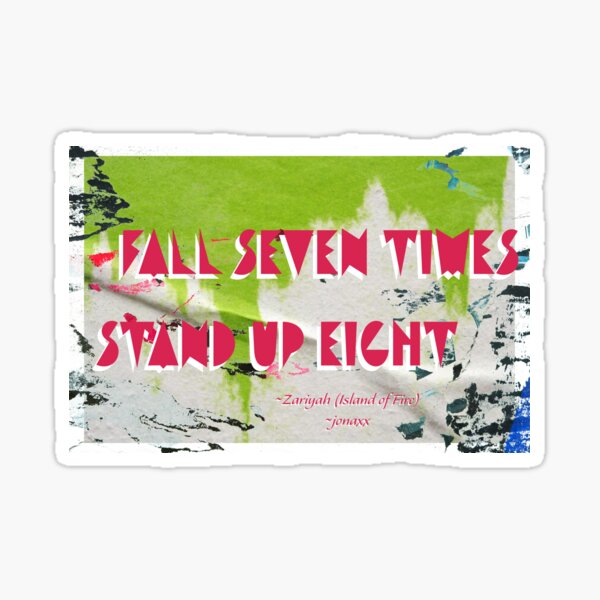 "Jonaxx lines (island of fire)" Sticker for Sale by andraseo | Redbubble
