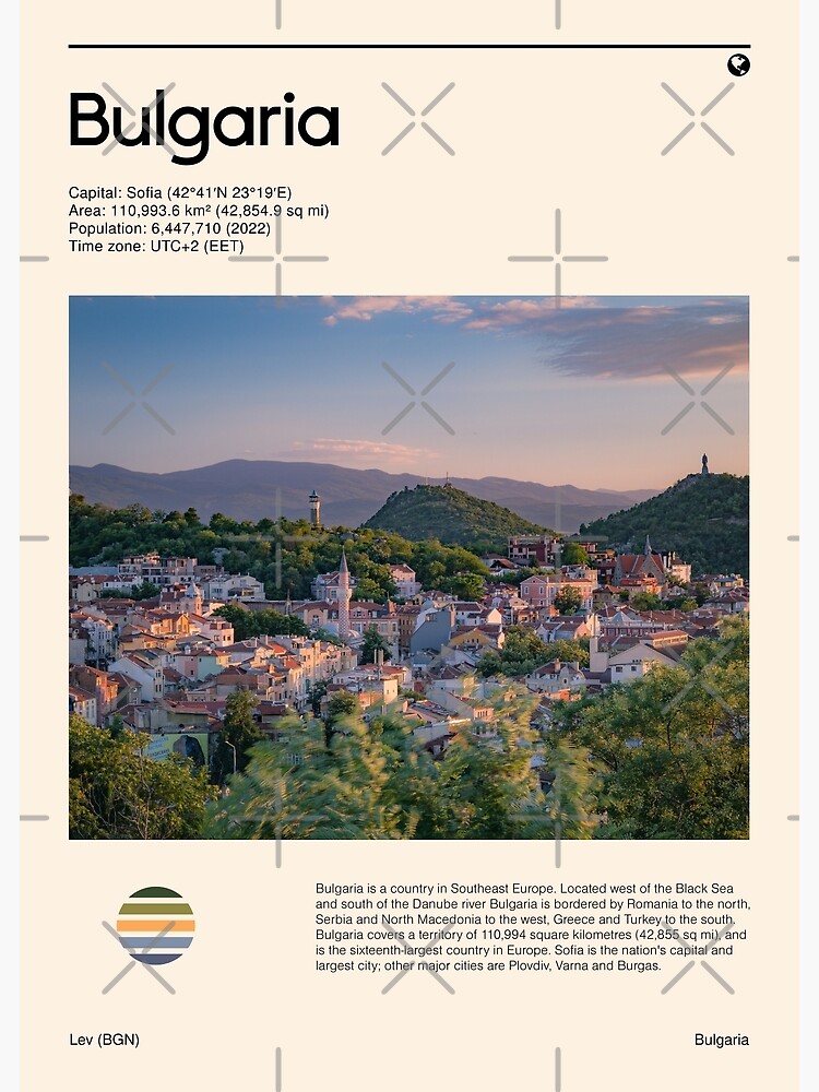 "Visit Bulgaria (Travel poster)" Poster for Sale by RabbitK | Redbubble