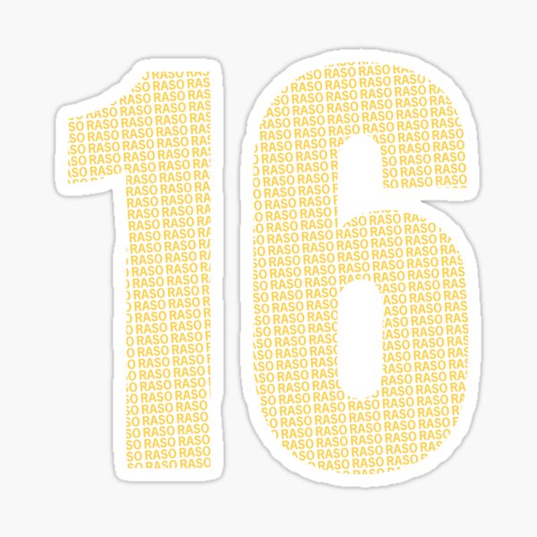 "Hayley Raso - No 16" Sticker for Sale by ducreation | Redbubble