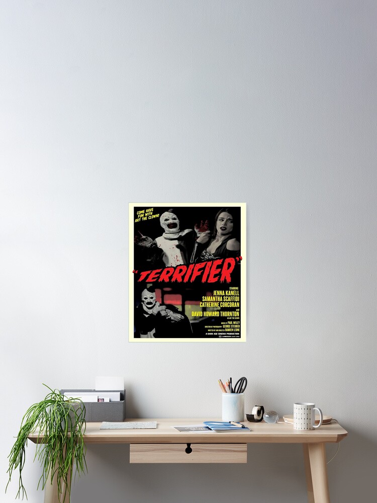 "Terrifier art the clown horror poster " Poster for Sale by YerikAsis ...