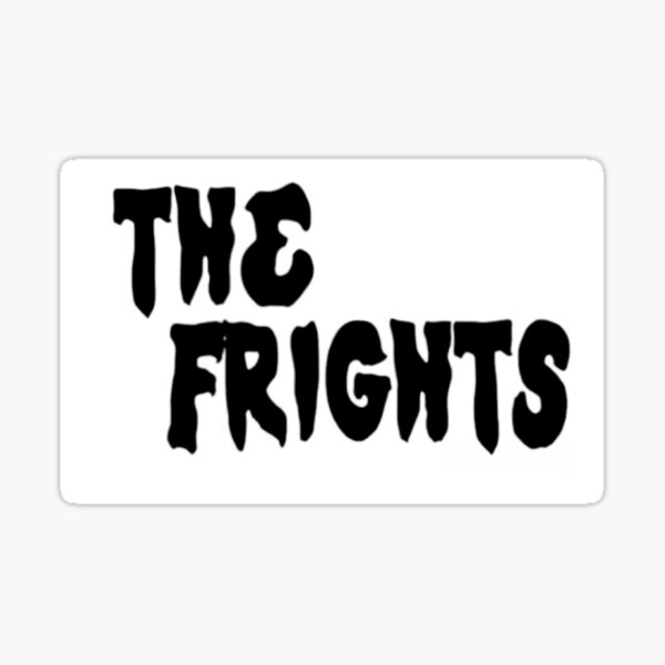 "THE FRIGHTS BAND STICKER - BUMBER STICKER, MAGNET" Sticker for Sale by ...