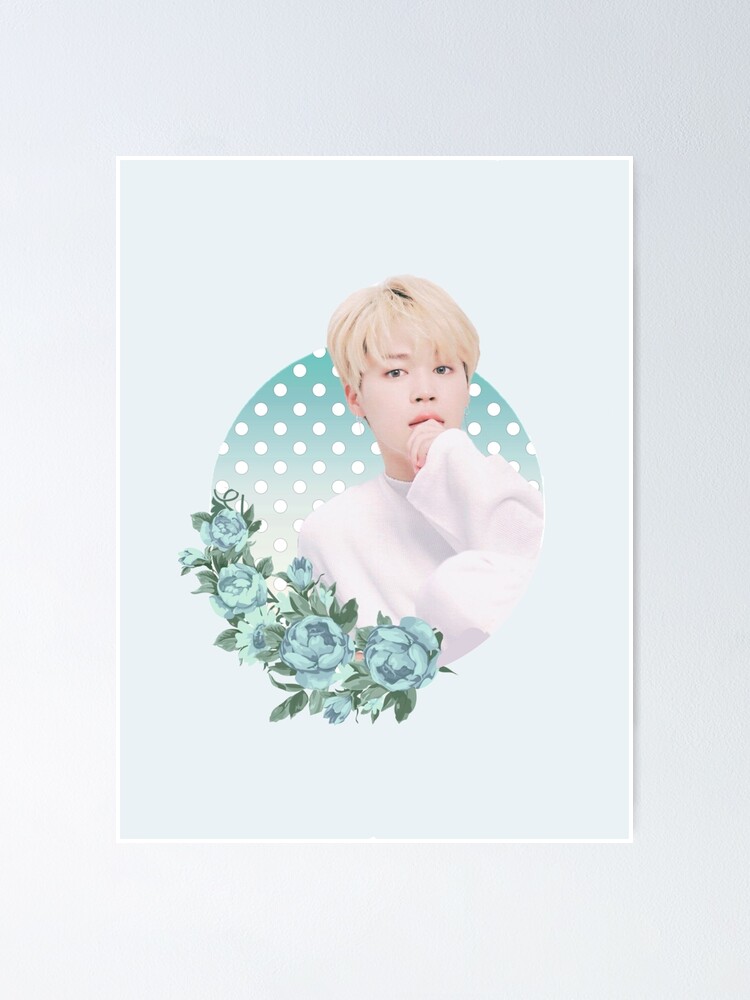 "Jimin - BTS - Blue" Poster for Sale by kpopcake | Redbubble
