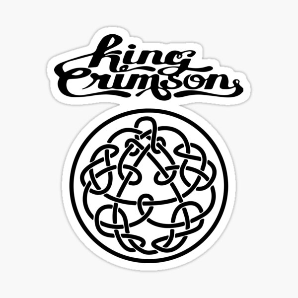 "King Crimson" Sticker for Sale by KeviaOwensena | Redbubble