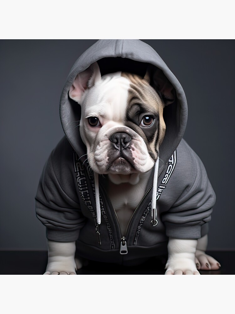 "English Bulldog Gangsta" Sticker for Sale by jaredmcwhae | Redbubble