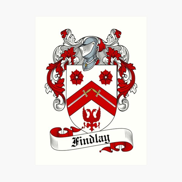 "Findlay " Art Print for Sale by HaroldHeraldry | Redbubble