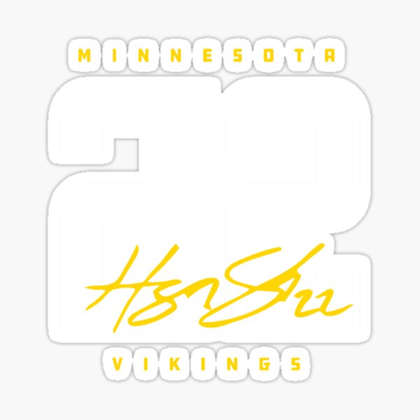 "Vikings Harrison Smith 22 Signature Design" Sticker for Sale by ...