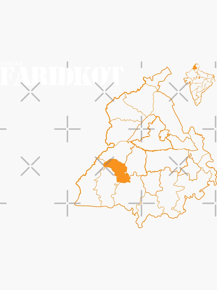 "Punjab Faridkot District" Sticker by inkstyl | Redbubble