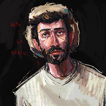 "the maybe man" Sticker for Sale by Kimborger | Redbubble