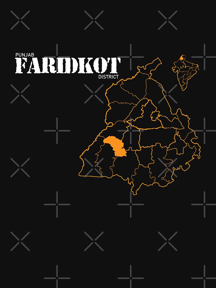 "Punjab Faridkot District" T-shirt for Sale by inkstyl | Redbubble ...