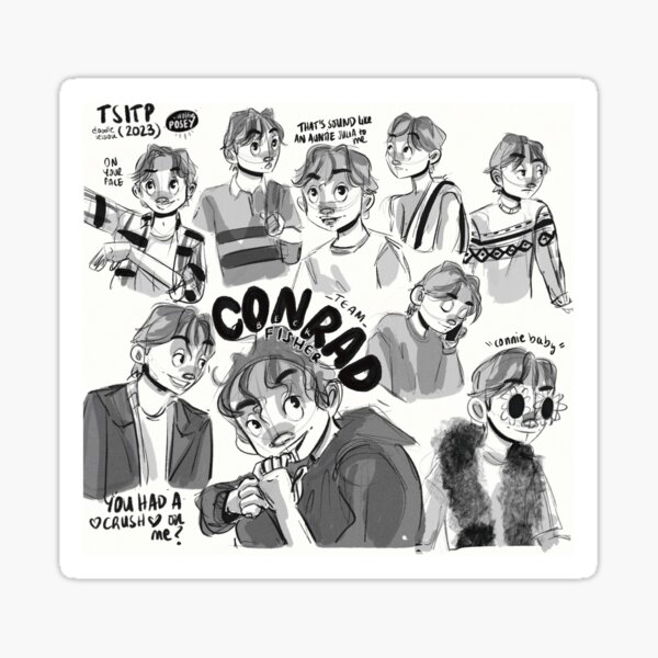 "Conrad Fisher - the summer I turned pretty - TSITP" Sticker by ...