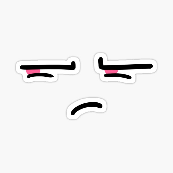 "Staring Face Emoji" Sticker for Sale by OpuleThreads | Redbubble