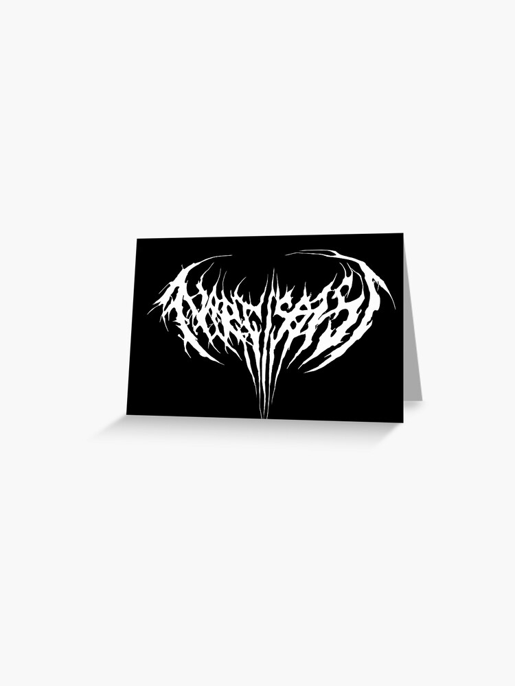 "Narcissit opium carti logo cool font" Greeting Card for Sale by Mar ...