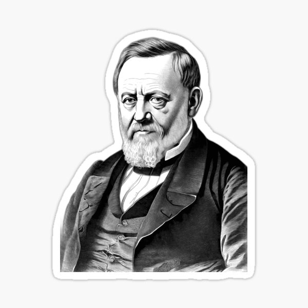 "Louis Pasteur (1822 –1895) Portrait" Sticker for Sale by NTGUILTY ...