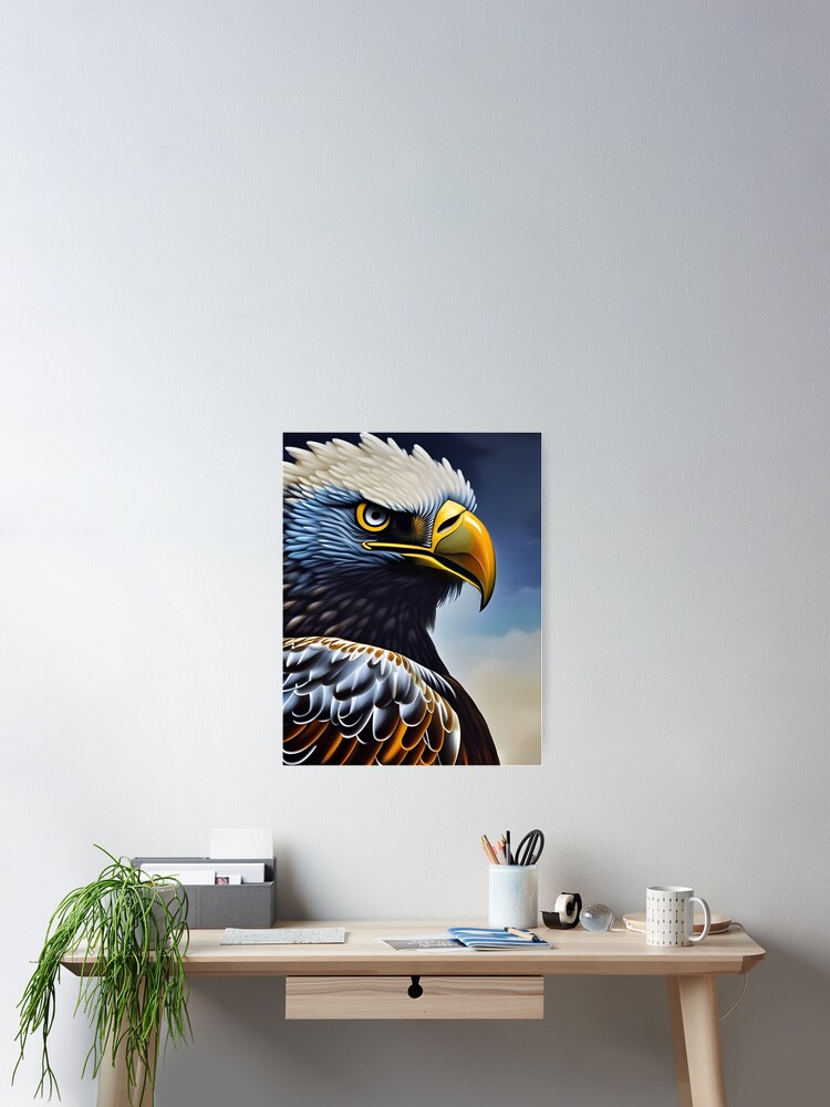 "Misty Eagle, Ai Generated Art " Poster for Sale by AC Chidiac | Redbubble