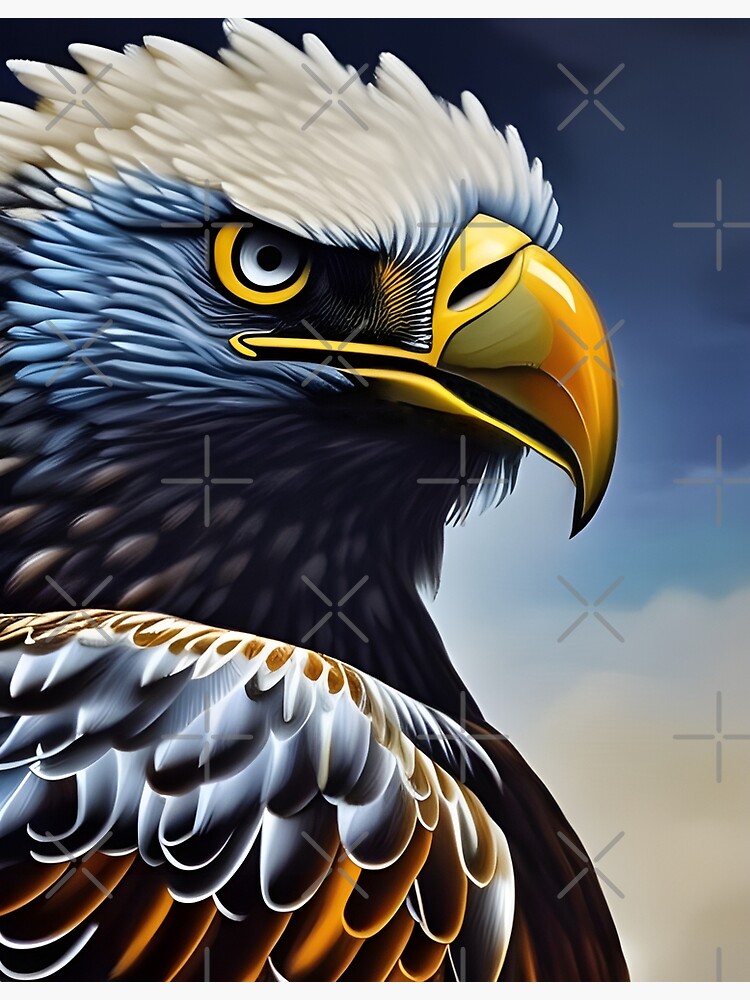 "Misty Eagle, Ai Generated Art " Poster for Sale by AC Chidiac | Redbubble
