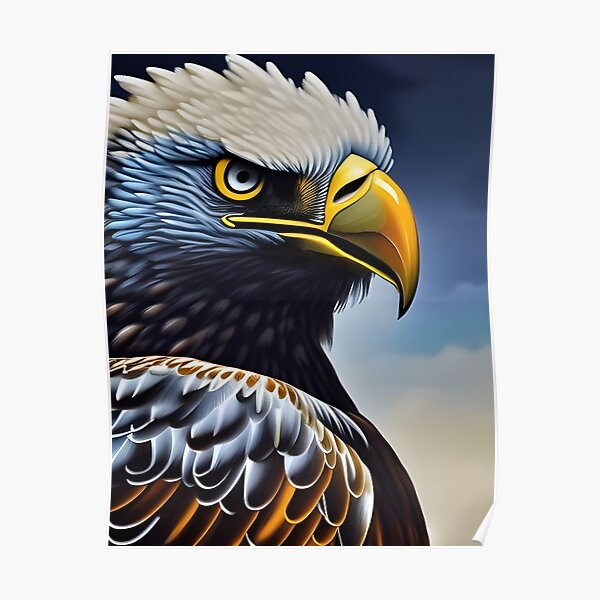 "Misty Eagle, Ai Generated Art " Poster for Sale by AC Chidiac | Redbubble