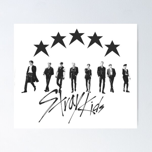 "Logo Stray Kids 5STAR SKZ 스트레이 키즈 3RACHA ot8 members poster comeback ...