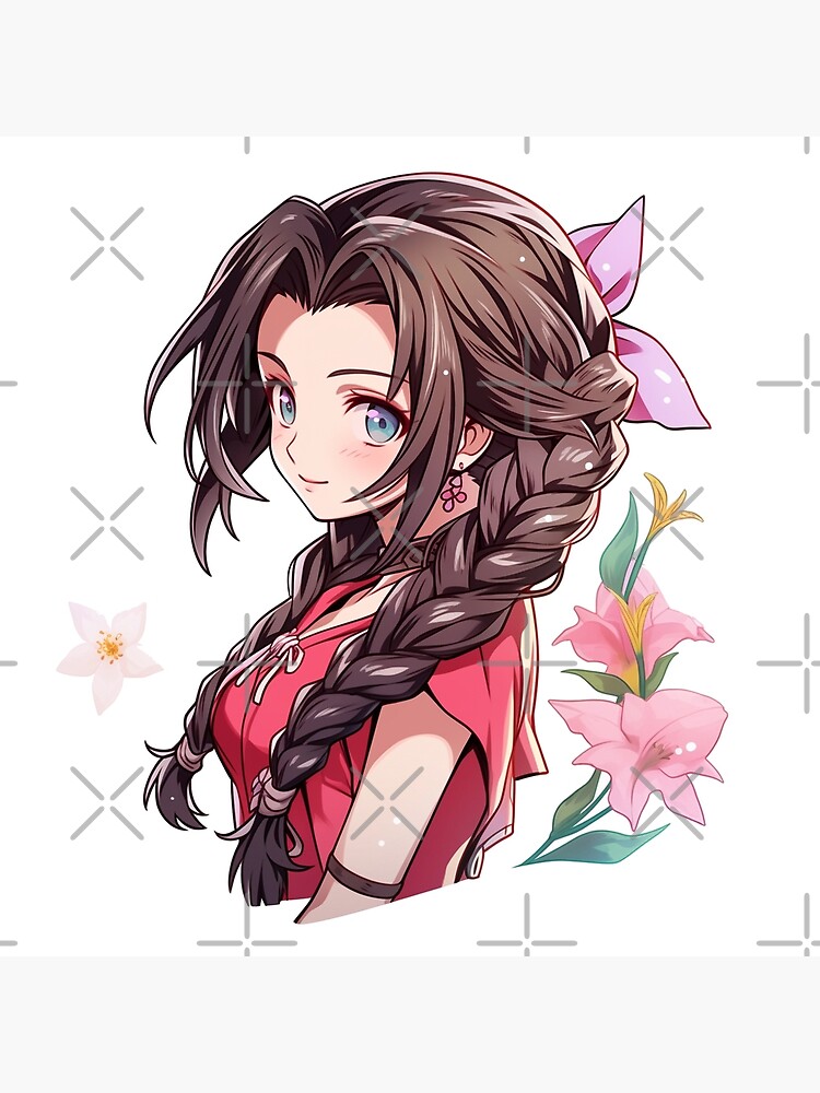 "Aerith" Poster for Sale by SchellStation | Redbubble