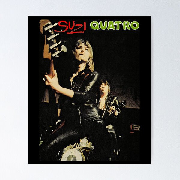 "SUZI QUATRO" Poster for Sale by KathleenBewleys | Redbubble
