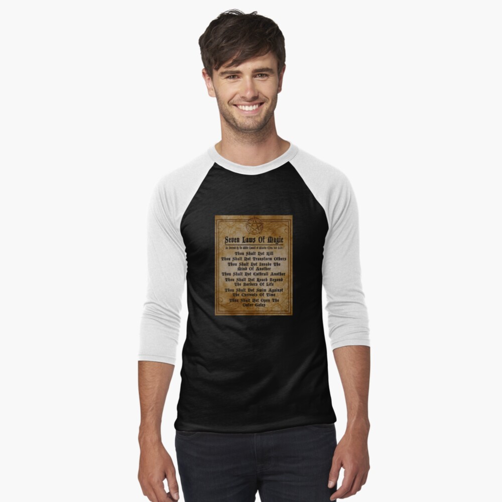 "Seven Laws Of Magic Parchment - Dresden Files" Poster for Sale by ...