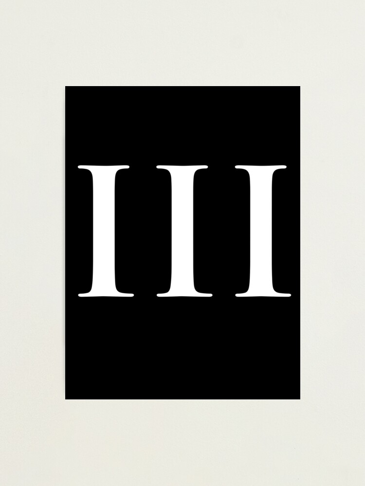 Roman Numeral 3 Designs Red Roman Numeral Iii Red Roman Numeral III