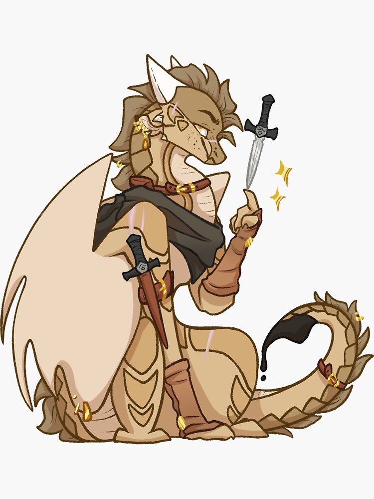 "Qibli" Sticker for Sale by BlessedBlossom | Redbubble