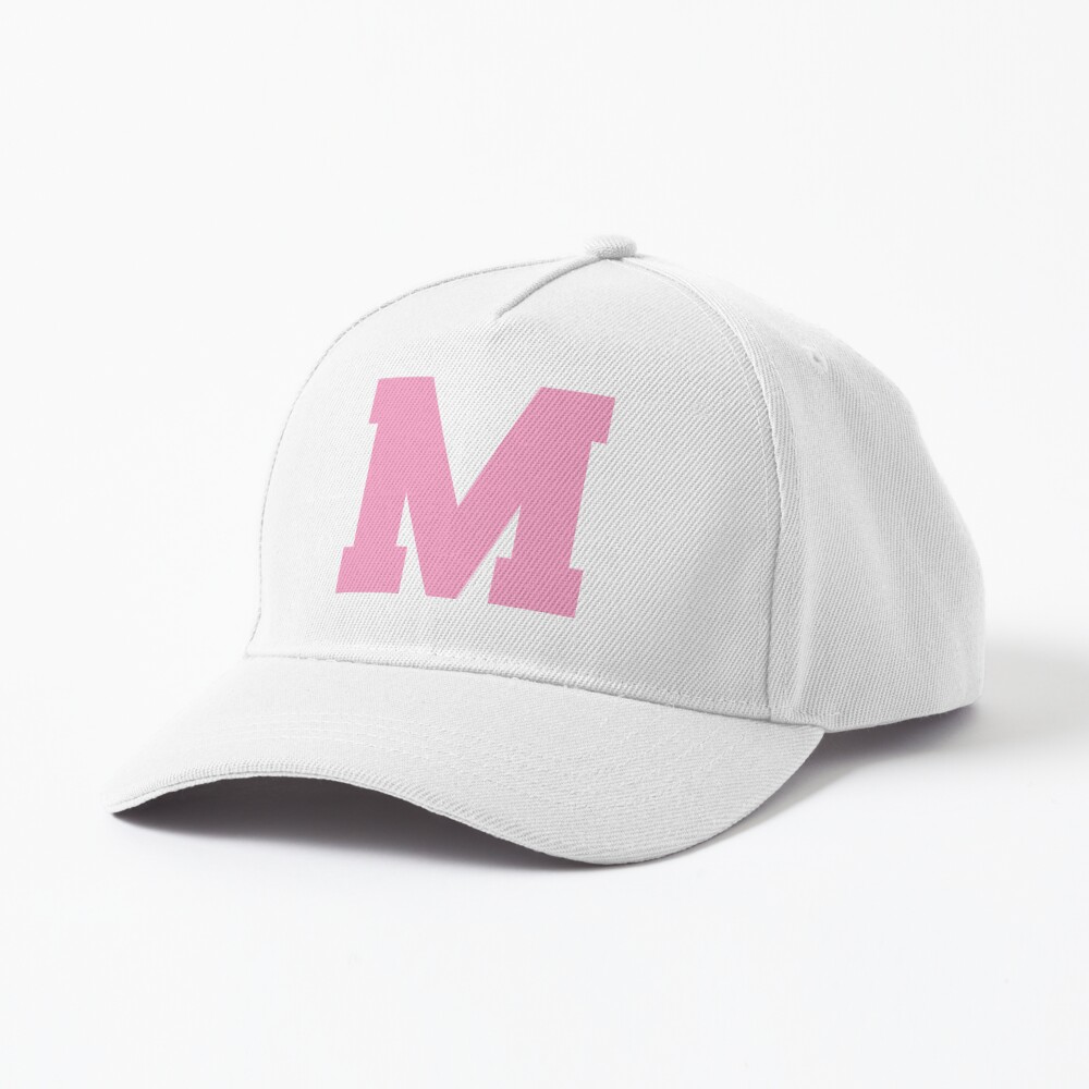 "Letter M Pink (old school style)" Sticker for Sale by JAZB3248 | Redbubble
