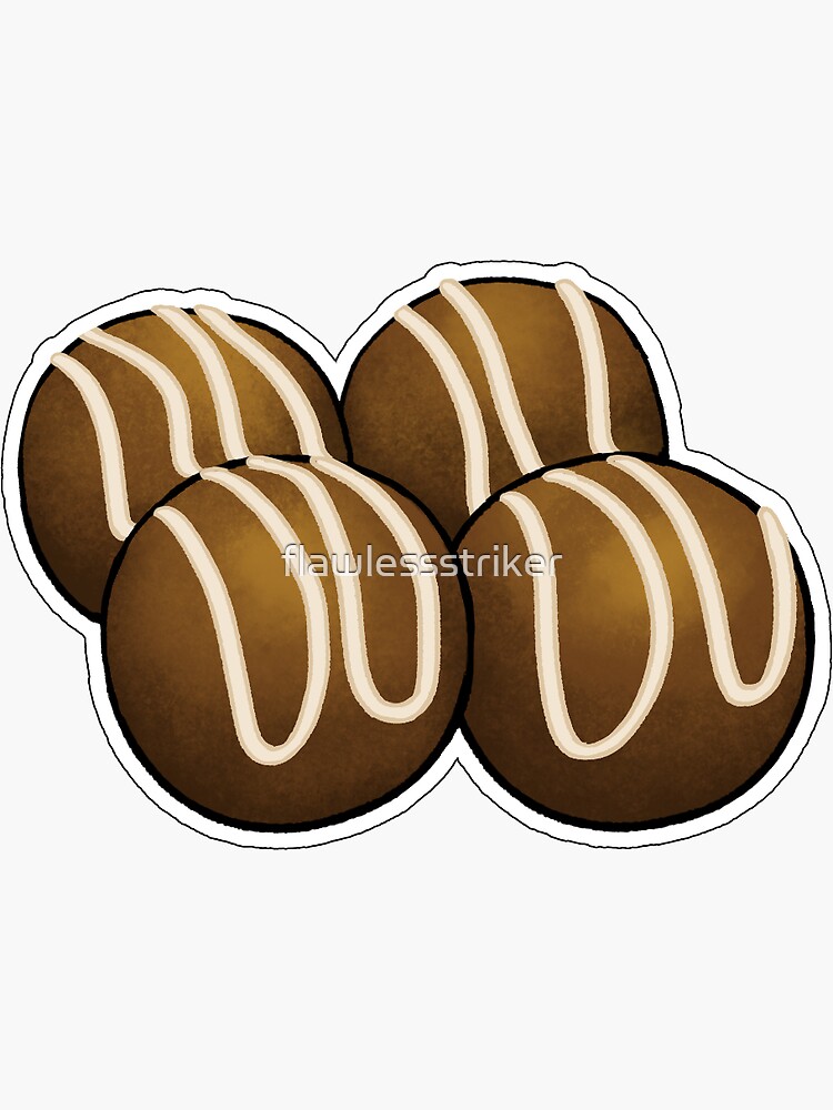 "Takoyaki Sticker" Sticker for Sale by flawlessstriker | Redbubble