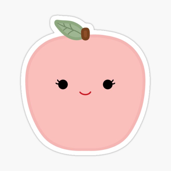 "phyllis the peach squish sticker" Sticker for Sale by @brendaandsunny ...