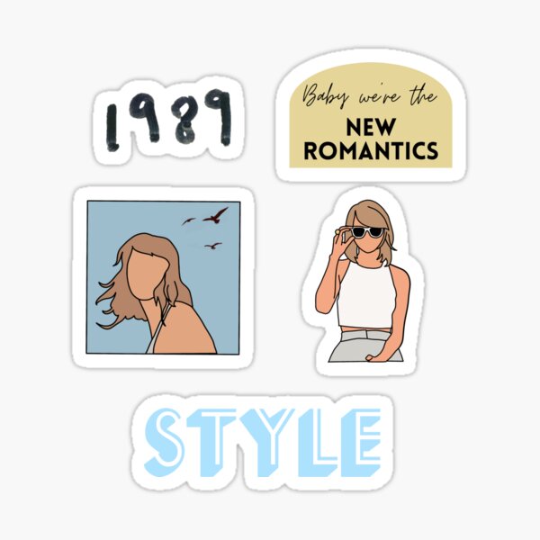 "Taylor Swift 1989 Stickers" Sticker for Sale by Erin Jackman | Redbubble