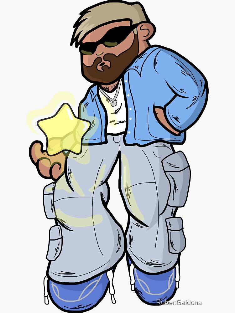 Pegatina con la obra «Mora Estrella» de RubenGaldona | Redbubble