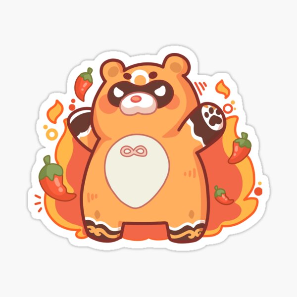 "The Great Guoba" Sticker for Sale by trash-panda- | Redbubble
