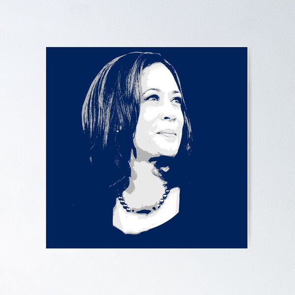 "Kamala Harris Print" Poster for Sale by partyfarty | Redbubble