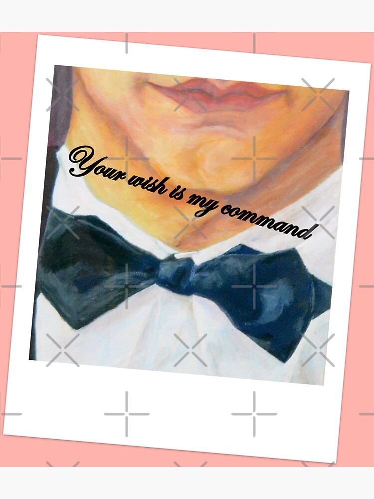 "Your wish is my command Original Painting" Sticker by Tamariko | Redbubble