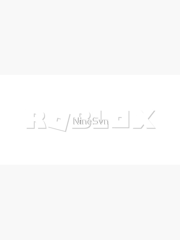 "White Roblox Logo" Poster for Sale by NineSvn | Redbubble