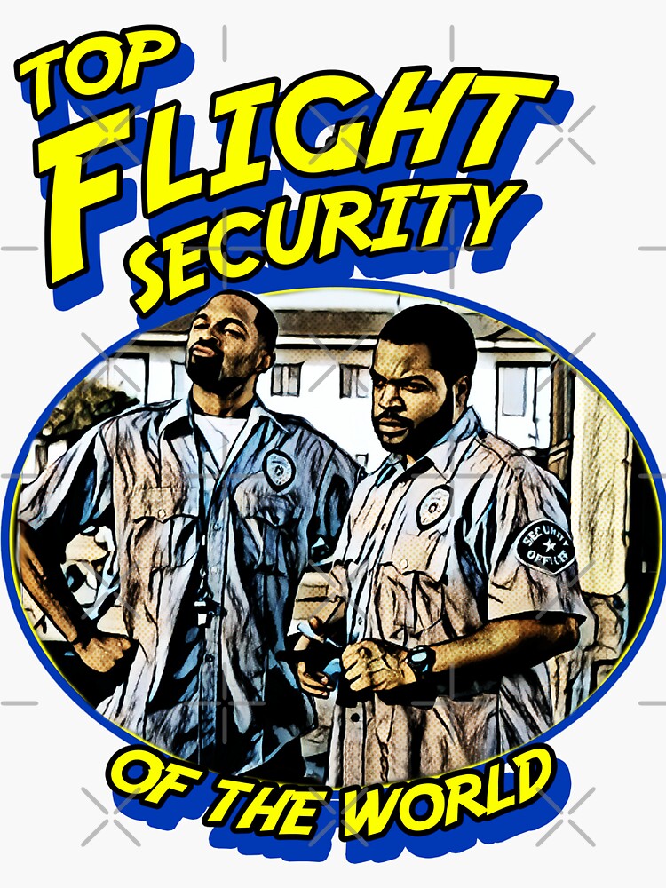 Pegatina «Top Flight Security del mundo» de JTK667 | Redbubble
