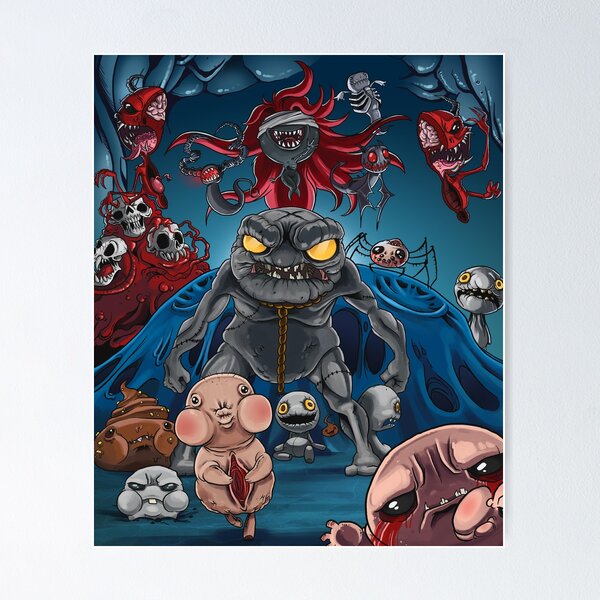 "the binding of isaac" Poster for Sale by UrbanElegance | Redbubble