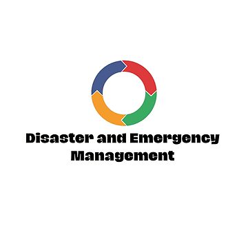 "Disaster and Emergency Management " Sticker for Sale by MitigationZone ...