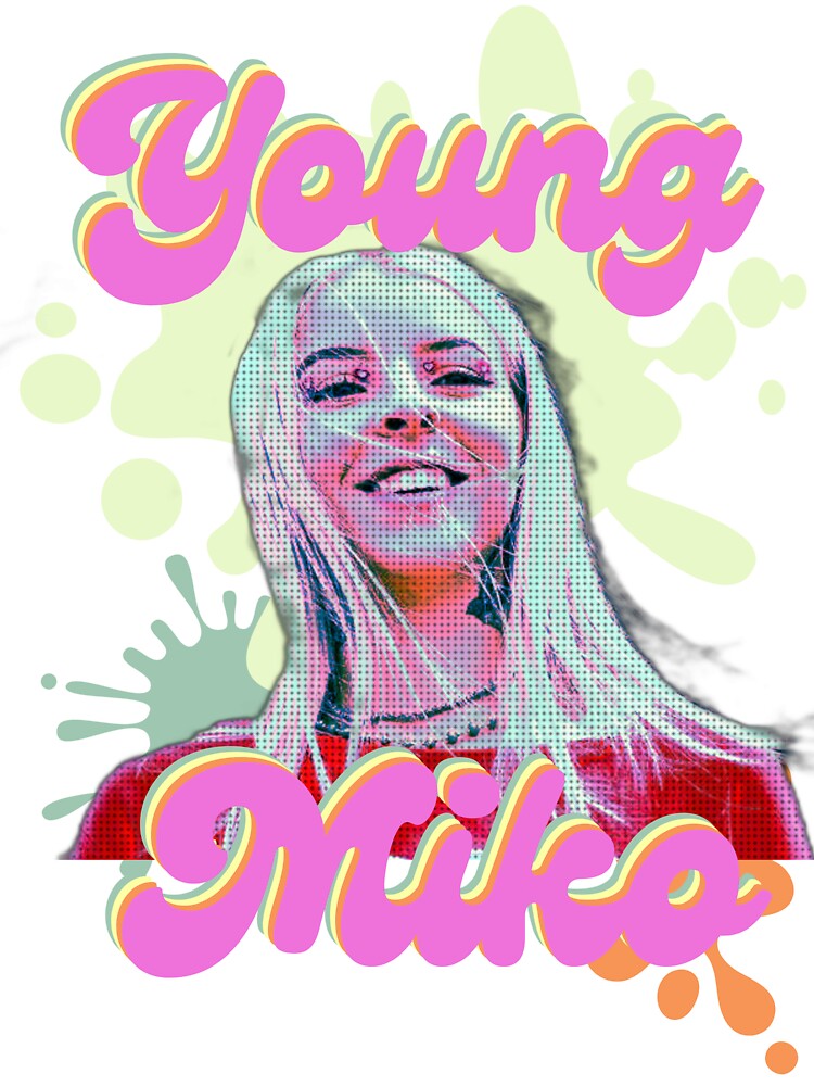 "young miko" Sticker by Mariana H. Pérez | Redbubble