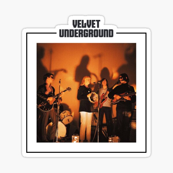 "Velvet Underground T-Shirt Design" Sticker for Sale by RocknIndieTees ...