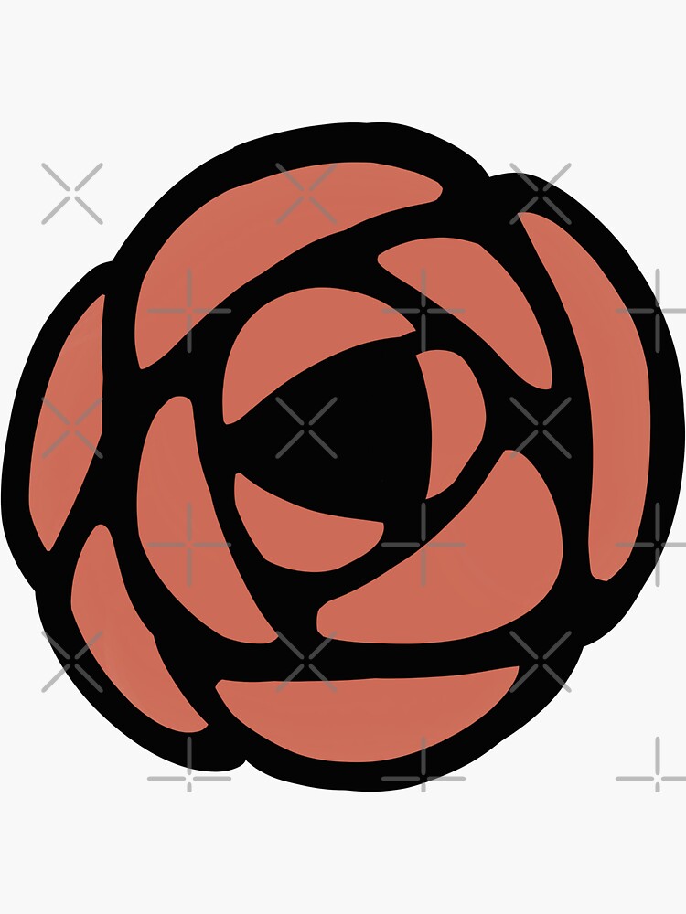 "TheRose new symbol " Sticker for Sale by Chibi Land | Redbubble