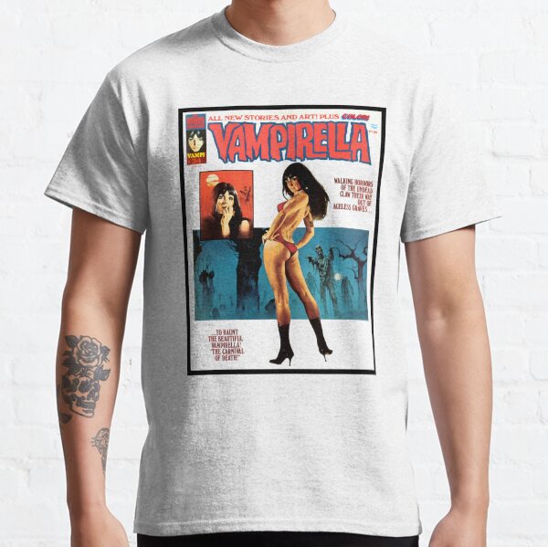 "JEEZ, ANOTHER GREAT VINTAGE VAMPIRELLA MAGAZINE COVER! 34" Classic T ...