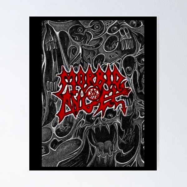 "MORBID ANGEL BAND ARTWORK (1)" Poster for Sale by KaurSeamusMode ...