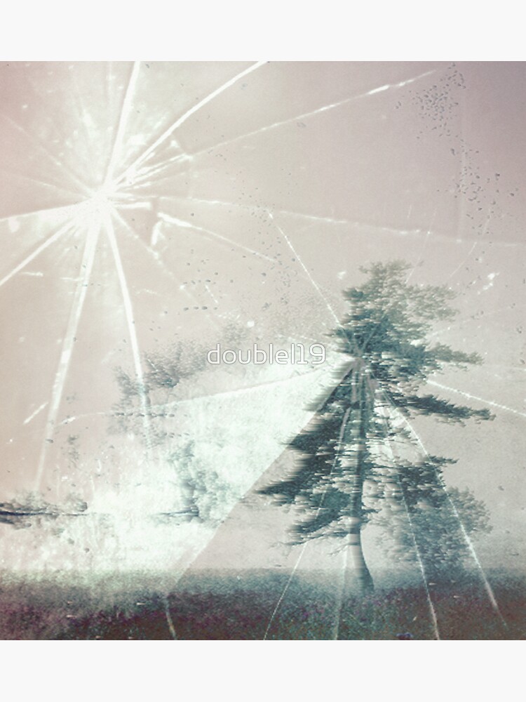 "A Broken Landscape - Design" Sticker for Sale by doublel19 | Redbubble