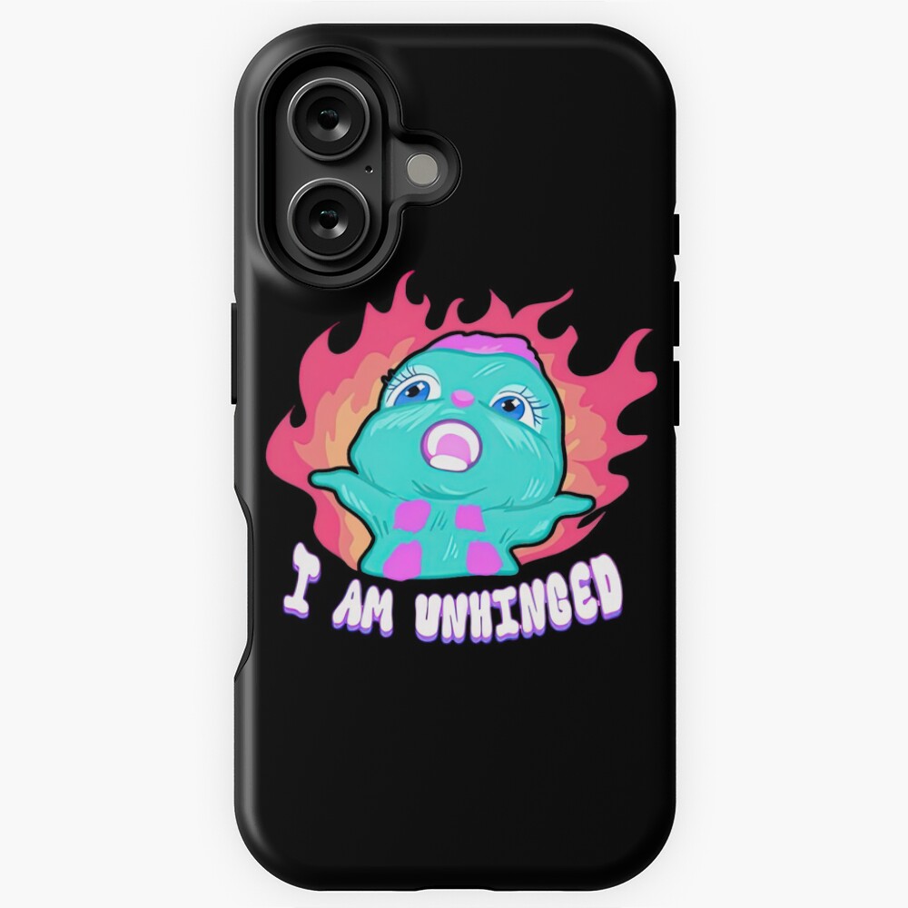 "I AM UNHINGED Bibble Meme" Sticker for Sale by eckstromvan | Redbubble