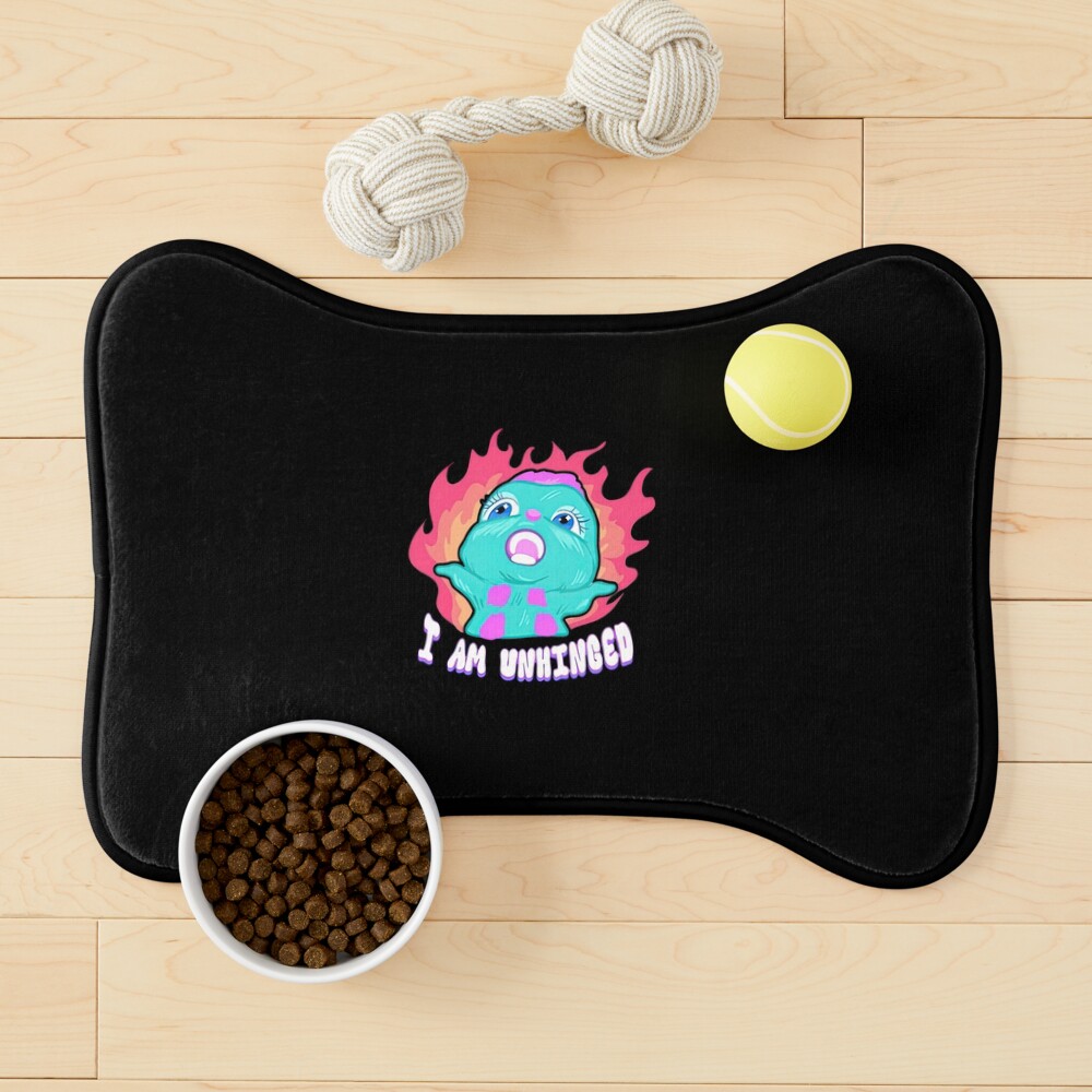 "I AM UNHINGED Bibble Meme" Sticker for Sale by eckstromvan | Redbubble