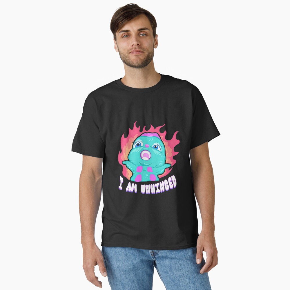 "I AM UNHINGED Bibble Meme" Sticker for Sale by eckstromvan | Redbubble