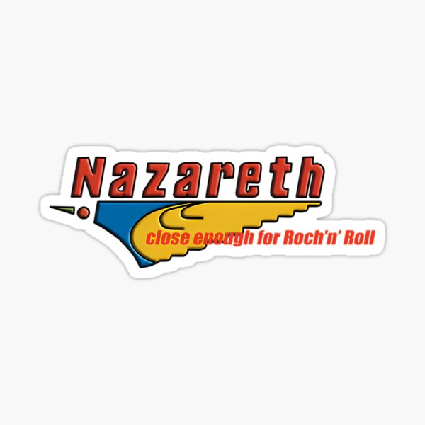"nazareth logo" Sticker for Sale by MalaysiaArtC | Redbubble