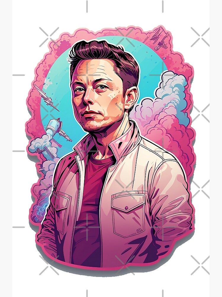 "Elon Musk" Poster for Sale by FuroAI | Redbubble