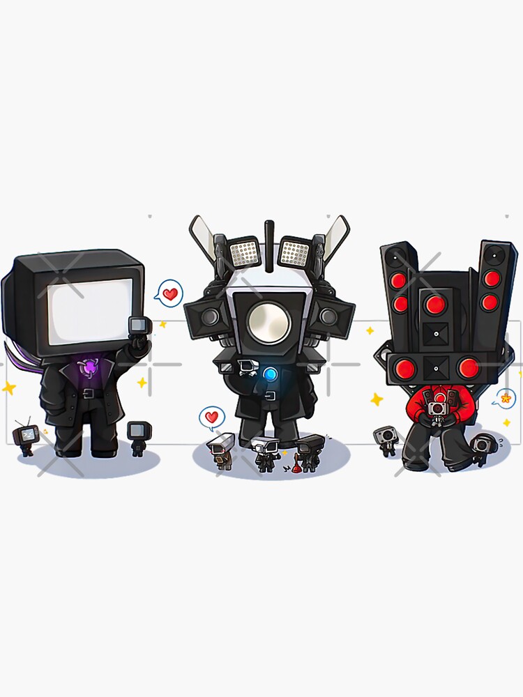 "Skibidi Toilet Chibi" Sticker for Sale by VKooker38 | Redbubble